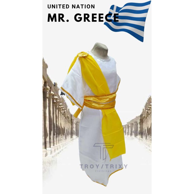 Mr.Greece , goddess for kids united Nation costume | Shopee Philippines