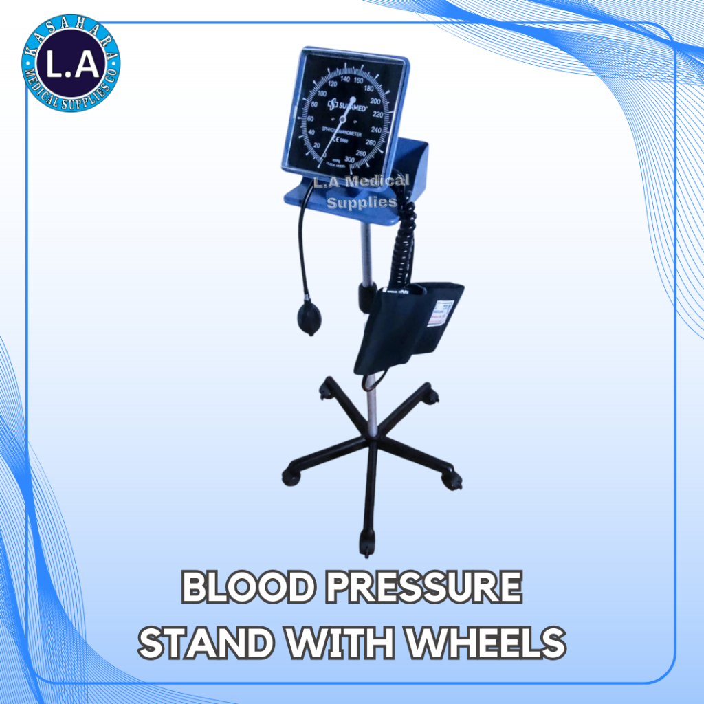 Blood Pressure Monitor Apparatus Stand with Wheels | Shopee Philippines