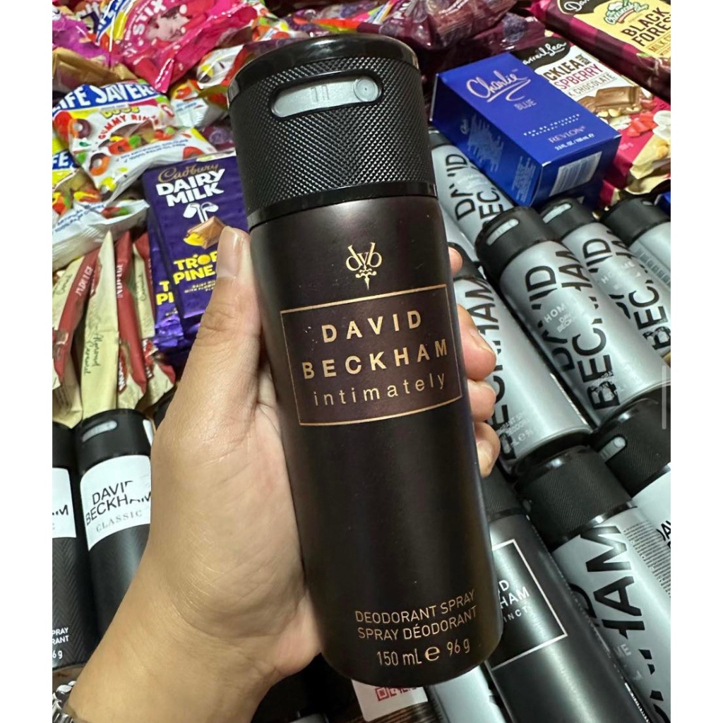 David Beckham intimately deodorant spray 150ml | Shopee Philippines