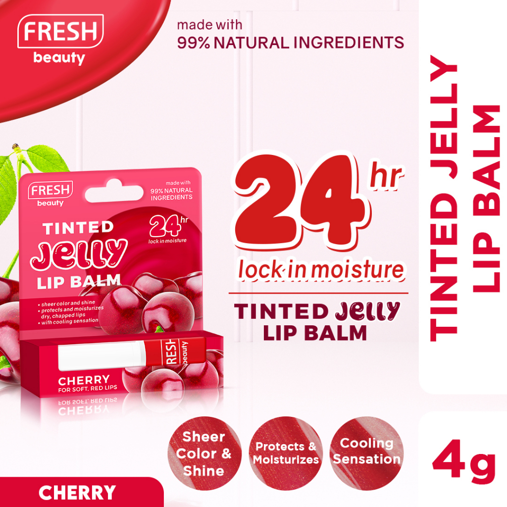 FRESH Beauty Tinted Jelly Lipbalm Cherry 4g | Shopee Philippines