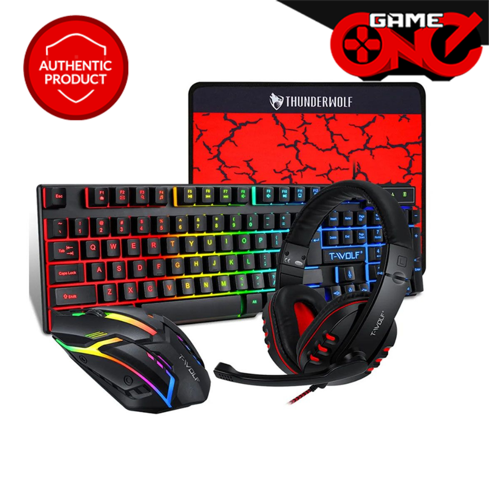 T-Wolf TF800 Four-Piece Gaming Combo | Shopee Philippines