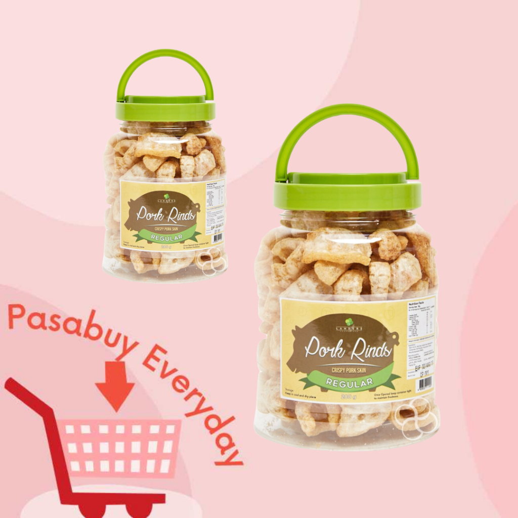 Pork Rinds Regular Crispy Pork Skin 200g | Shopee Philippines