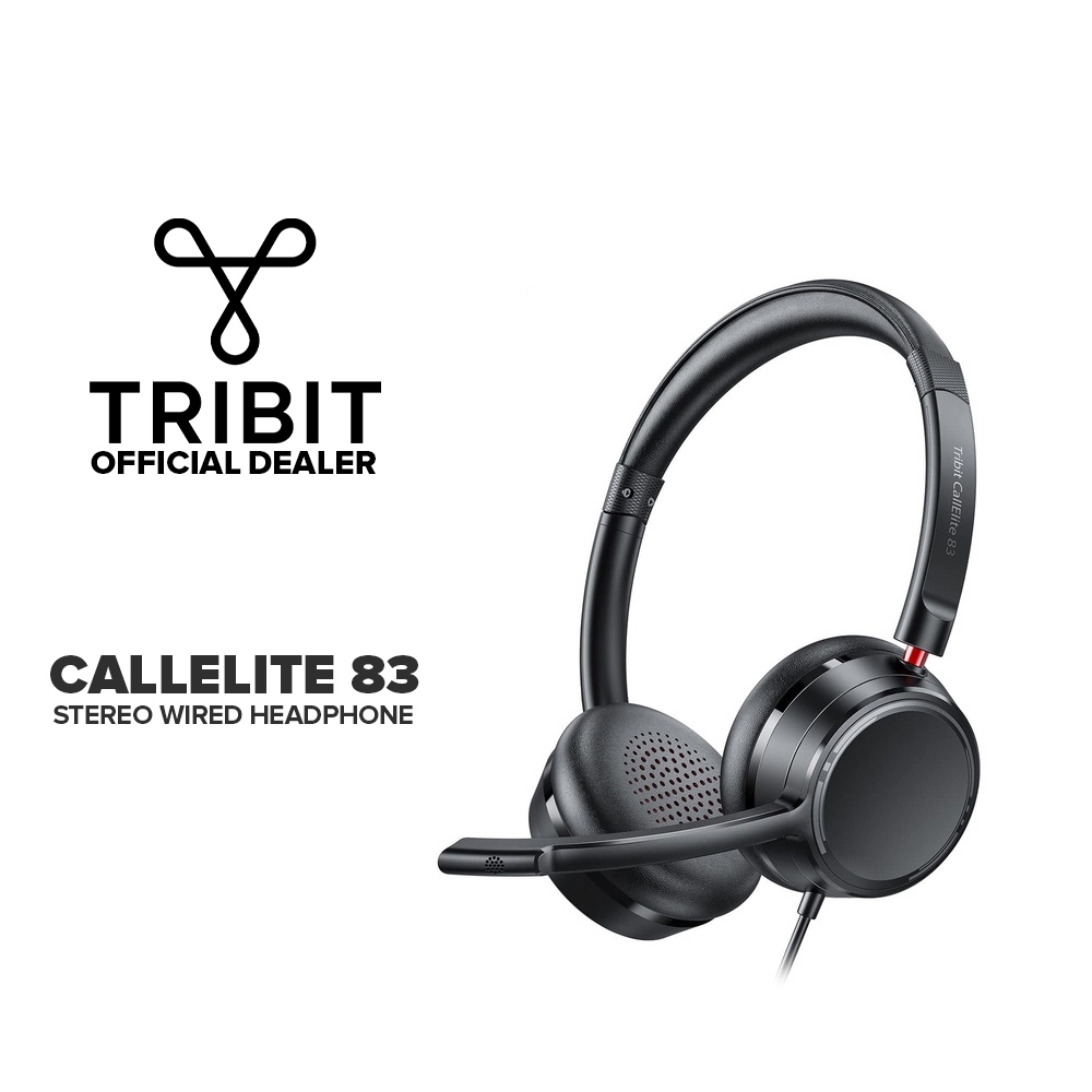 Tribit USB Headset with Microphone for PC, CallElite83 Stereo Wired ...