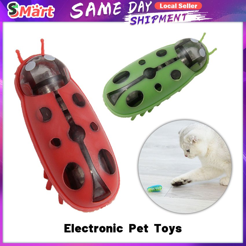 【In Stock】Electric Bug Cat Toy Nano Nitro Electronic Pet Toys Robotic ...