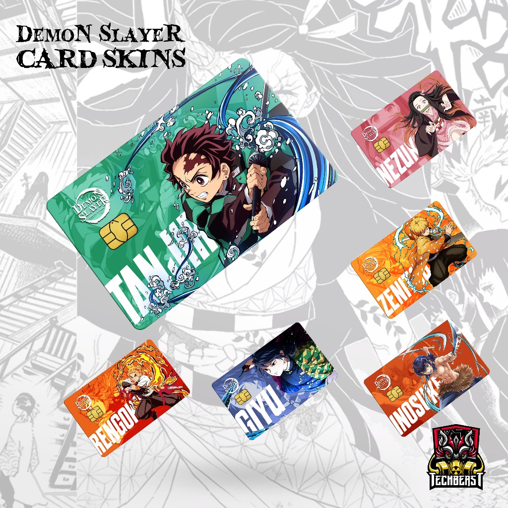 3M Demon Slayer Anime ATM Debit Credit Beep Card Skin Vinyl Sticker ...