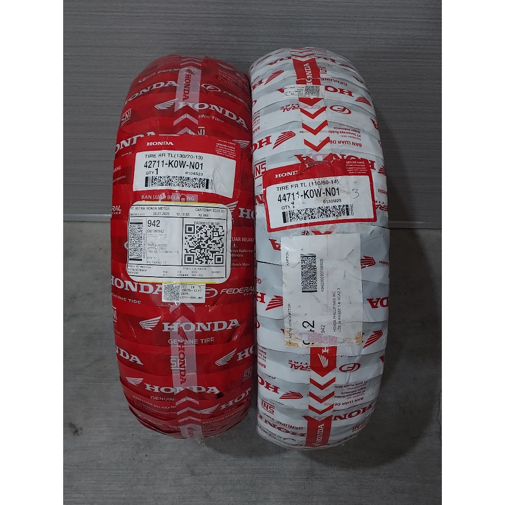 Original Stock Tire for Honda Adv150/ADV160 (Federal Tire) (HPI)GENUINE ...