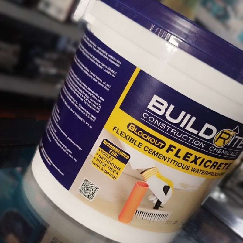 Buildrite Flexicrete - Flexible Cementitious Waterproofing (5kg-18kg) | Shopee Philippines