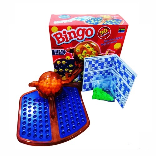 Bingo Family Table Game Set Bingo Cage Balls Lottery Tambiolo | Shopee ...
