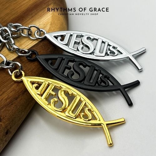 Jesus Fish Keychain with Bible Verse Memory Card | Shopee Philippines