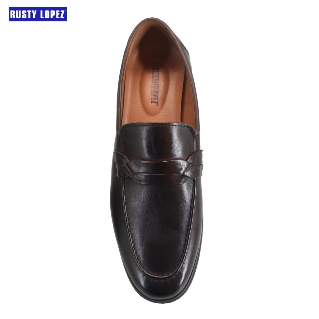 Rusty Lopez Men's Leather Formal Loafers Shoes (Jalen) | Shopee Philippines