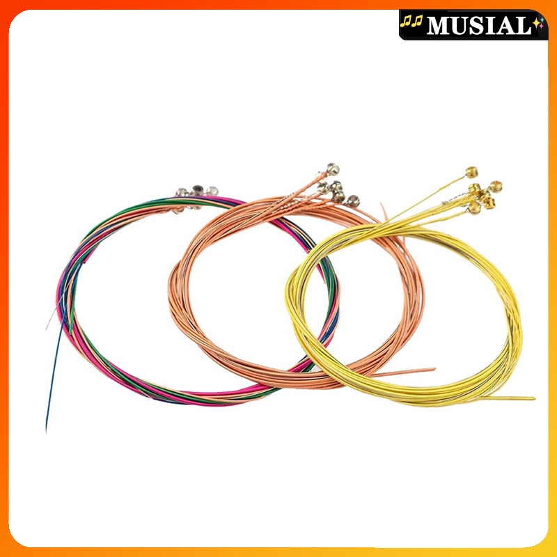 6Pcs/Set Musical Instrument Accessories E-A Copper Acoustic Guitar ...