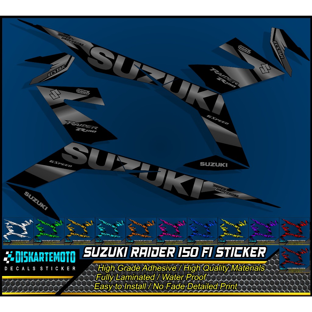 Raider 150 fi Sticker | Shopee Philippines