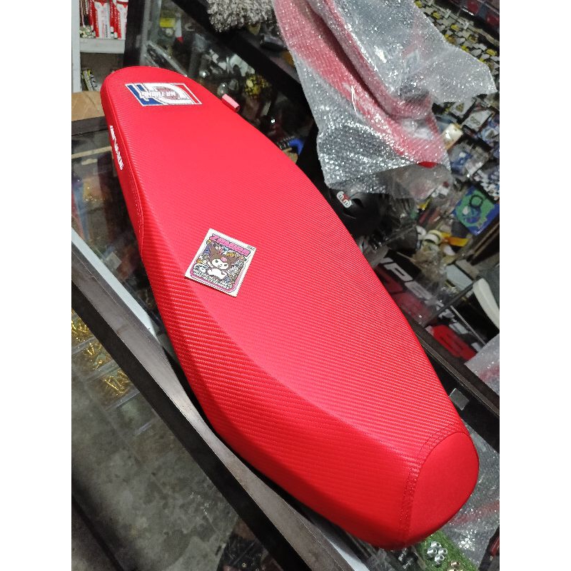 Color Red Nathong Flat Seat for Honda Click V1 V2 V3 | Shopee Philippines