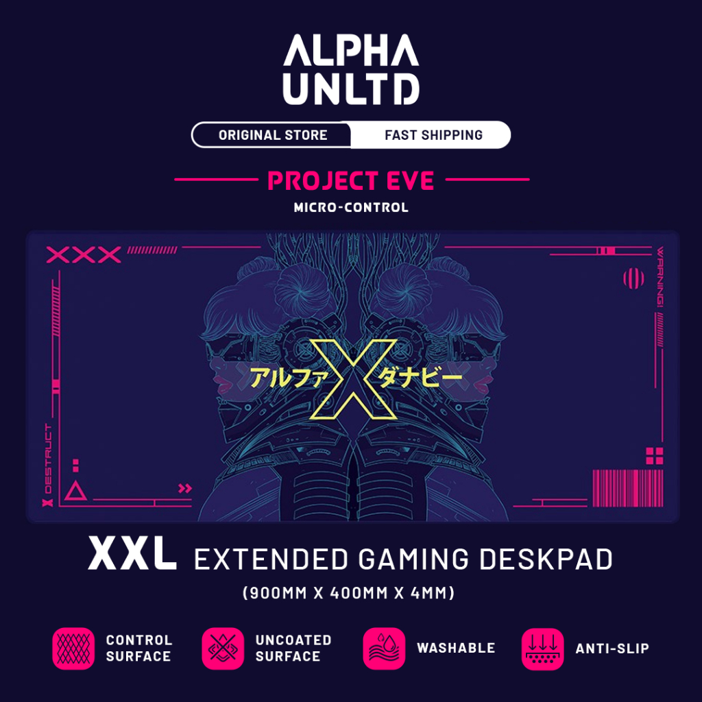Alpha Unltd | "Project Eve" XXL | Micro-Control Gaming Mousepad ...