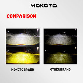 MOKOTO MINI DRIVING LIGHT V6 4WIRES KOREAN LED CHIP WHITE AND YELLOW ...