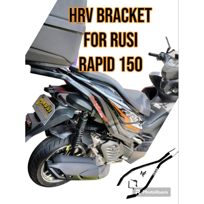 MOTORCYCLE TOP BOX HRV BRACKET FOR RUSI RAPID 150 | Shopee Philippines