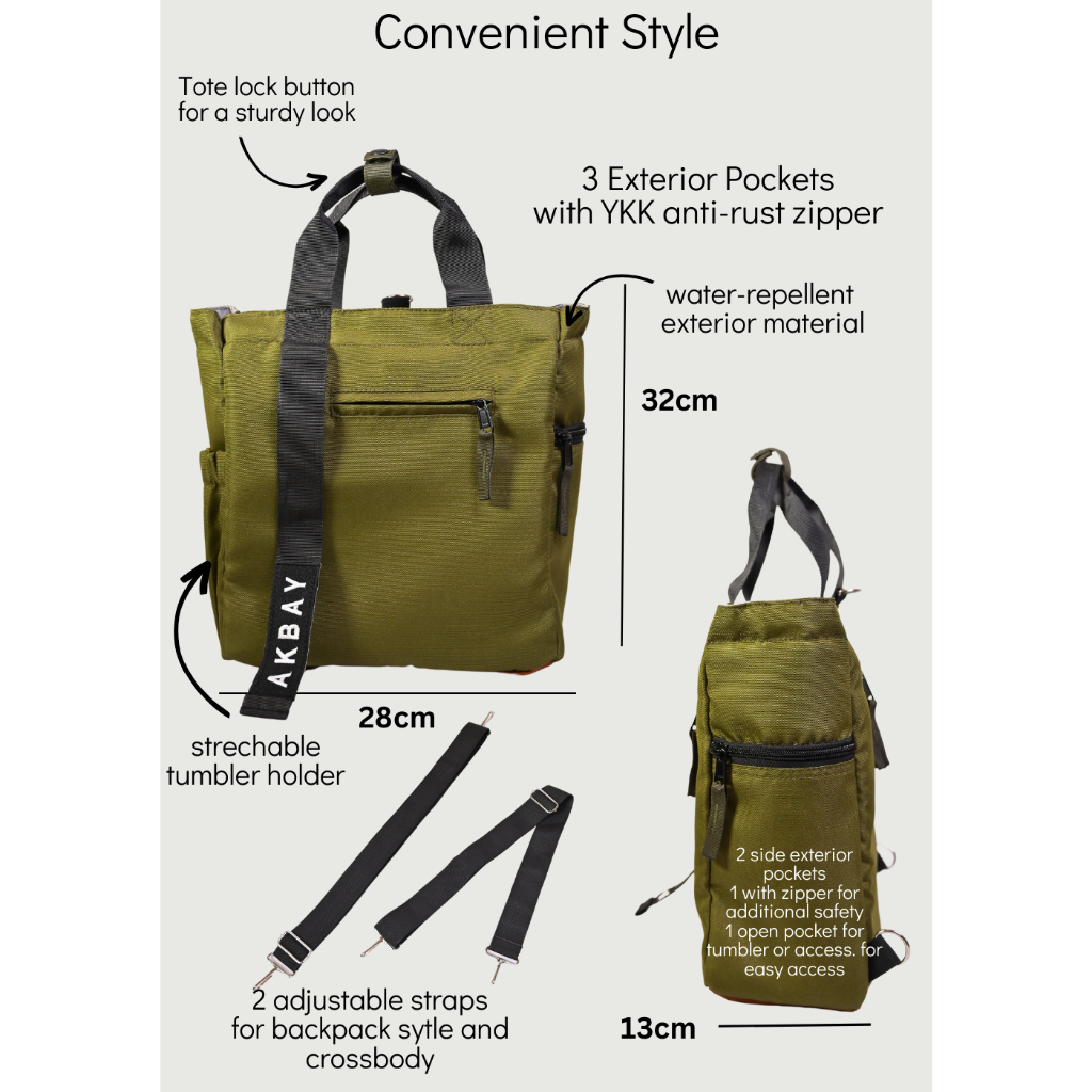AKBAY ELI 3-WAY BAG (LIMITED EDITION) | Shopee Philippines