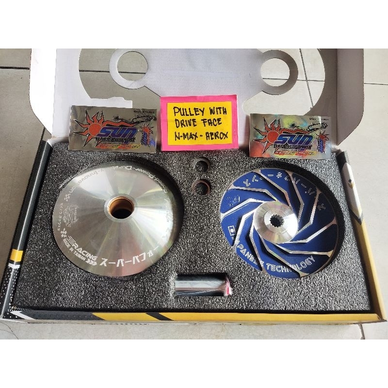 Sun racing Pulley W/Drive face for Yamaha NMAX V1,V2/AEROX V1,V2 | Shopee Philippines