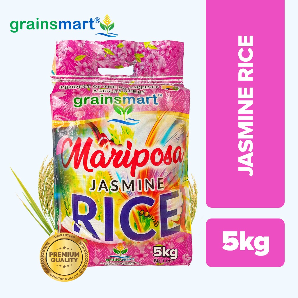 Grainsmart Rice Mariposa Jasmine Rice 5KG | Shopee Philippines