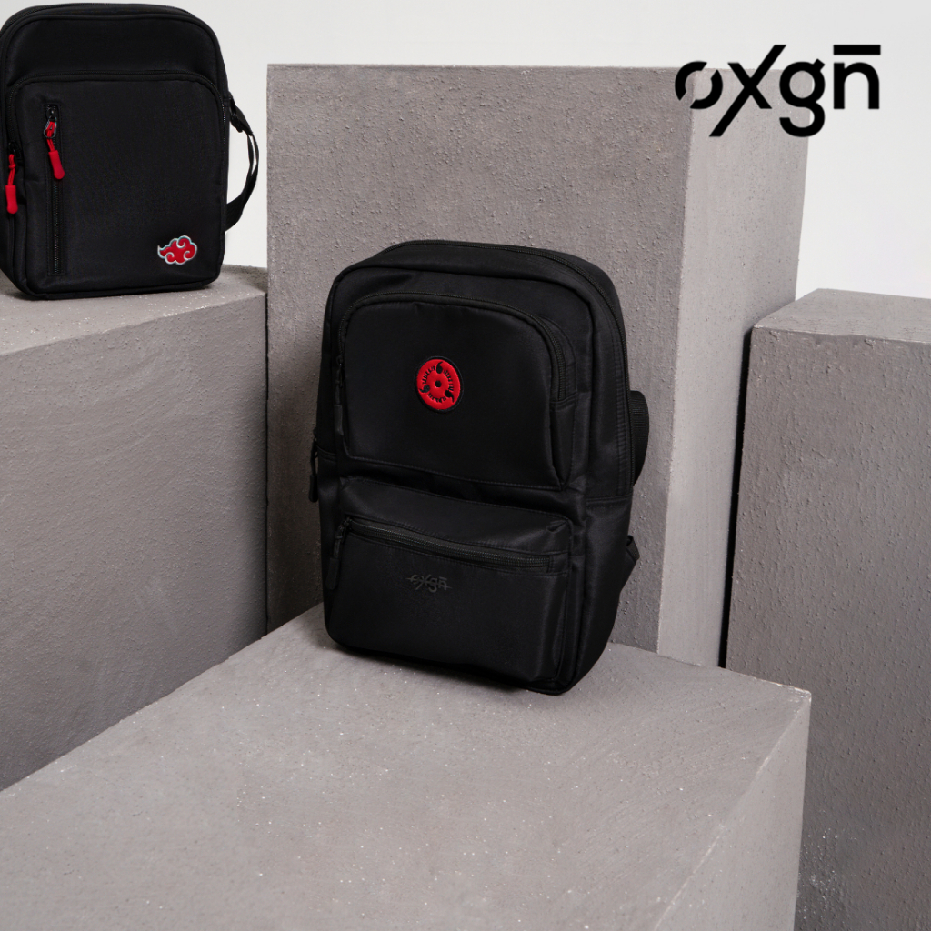 OXGN Naruto Shippuden Backpack For Men And Women (Black) | Shopee ...