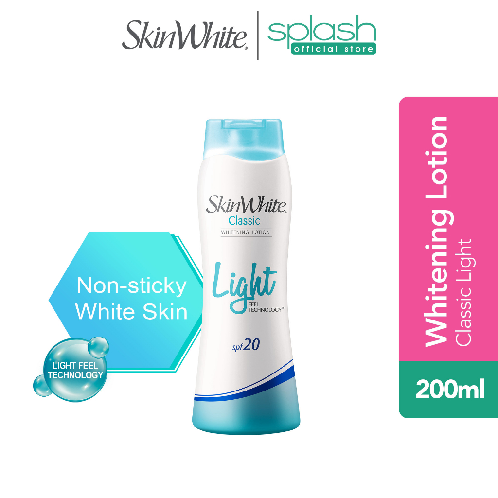 SkinWhite Whitening Lotion Classic Light Non-Greasy Moisturizing SPF20 ...