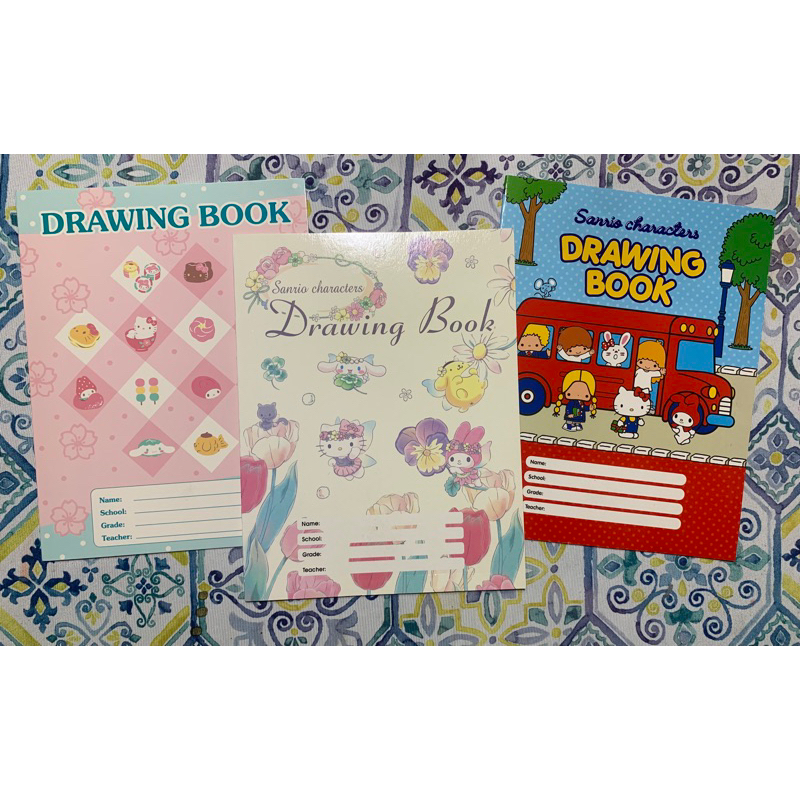 HelloKitty Drawing Book (Hard cover) | Shopee Philippines