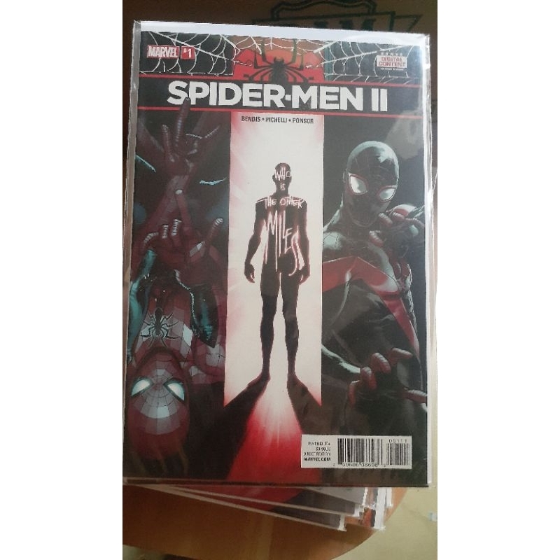 Spider Men #1 1st appearance of Miles Morales Earth 616, Evil Version ...