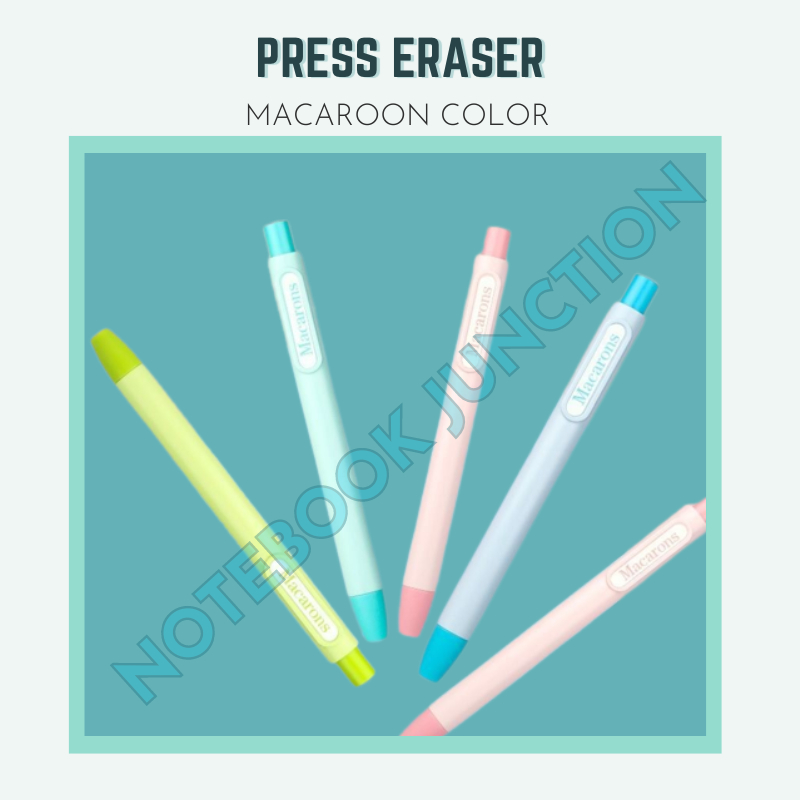 (NB JUNCTION) A retractable push-type eraser for portable erasure of ...