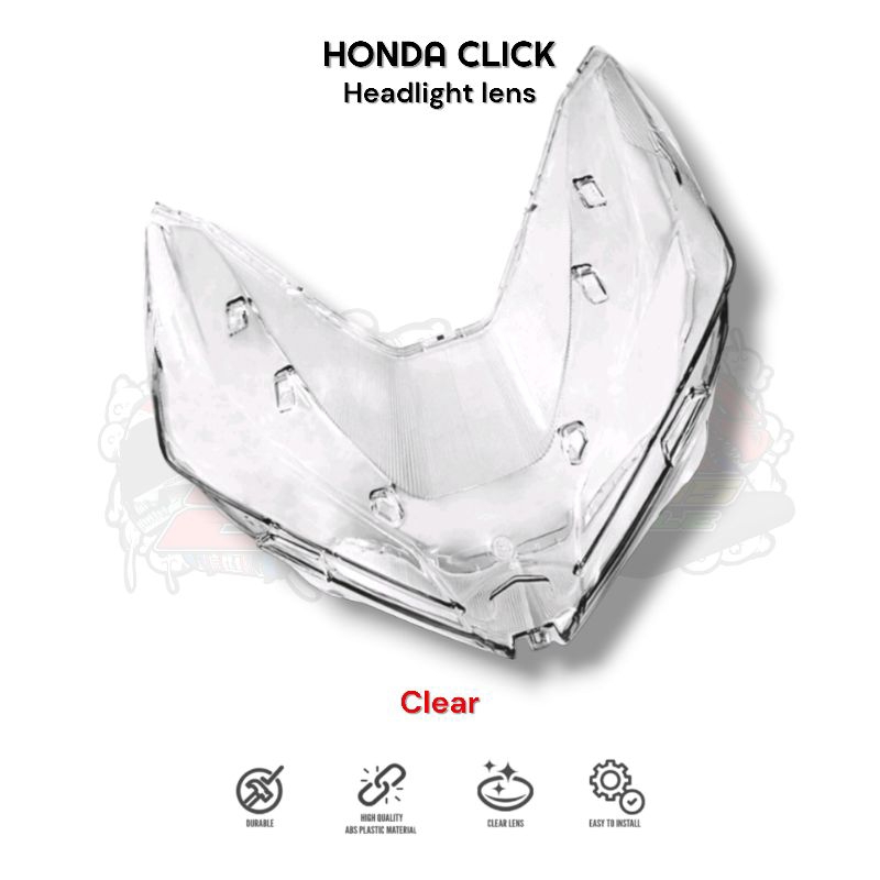 Honda Click v2 headlight lens (Lens only) | Shopee Philippines