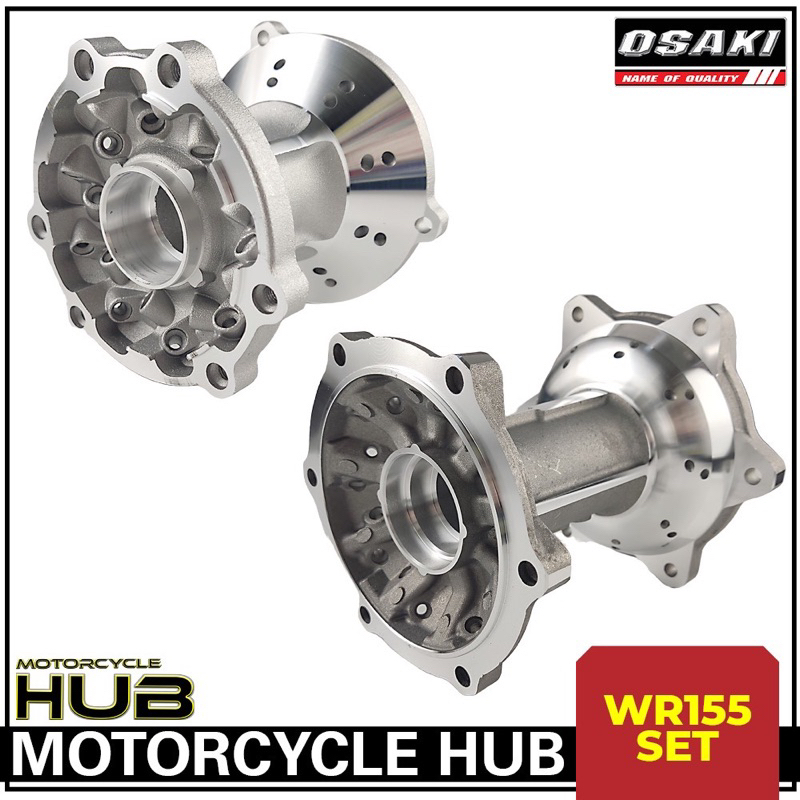 OSAKI CHROME HUB SET MIRROR FRONT AND REAR WR155 WR 155 36holes ...