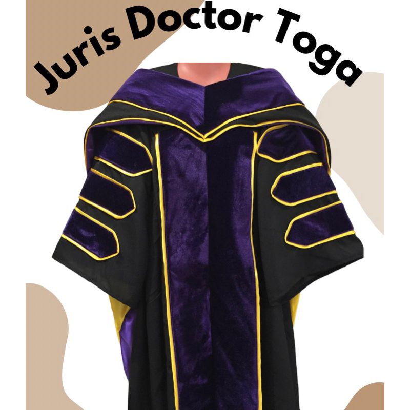 Juris Doctoral Toga PhD Violet Gown/Hood/Beret Set | Shopee Philippines