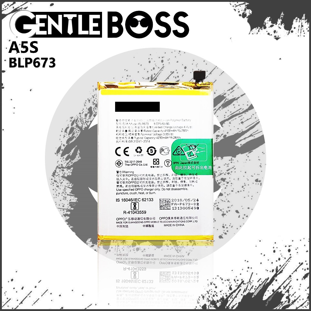 Original Battery for Oppo A5S BLP673 with Free Tools | Shopee Philippines