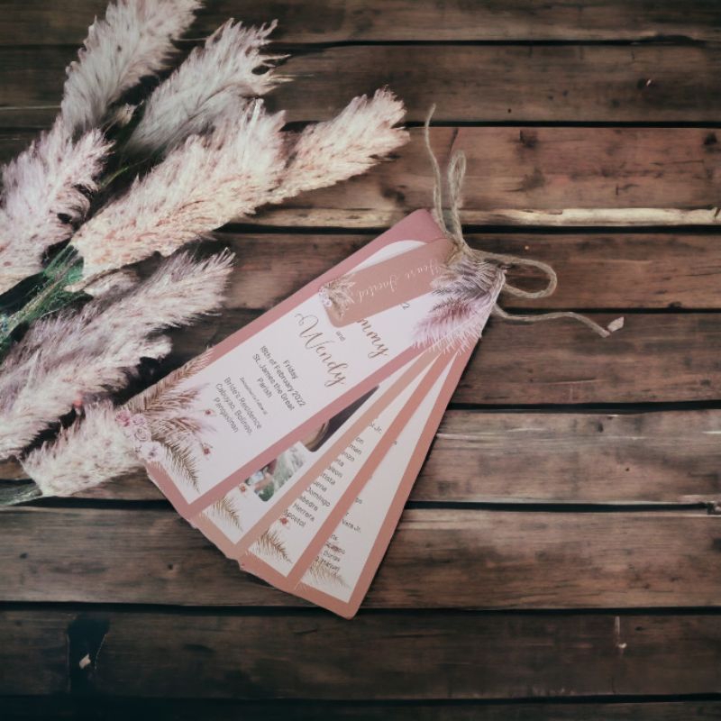 BOOKMARK INVITATION for Any Occasion | Shopee Philippines