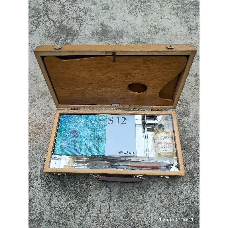 Oil Paint Kusakabe Study Oil Paint Wood Sketch Box Painters Box ...