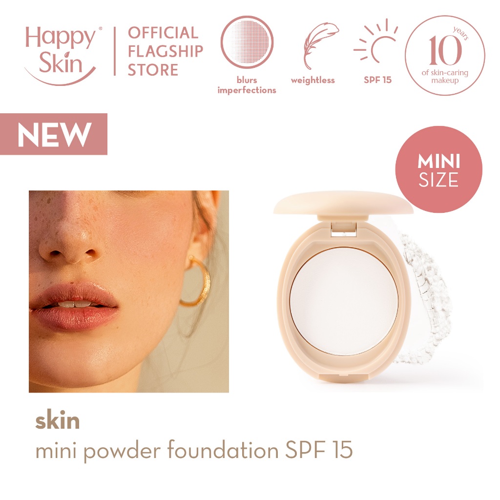 Happy Skin Mini Off Duty Powder Foundation SPF 15 | Shopee Philippines