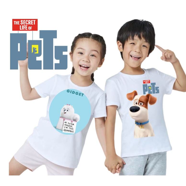 SECRET LIFE OF A PET NEW SHIRT FOR KIDS FIT TO 1-12 YEARS OLD | Shopee ...