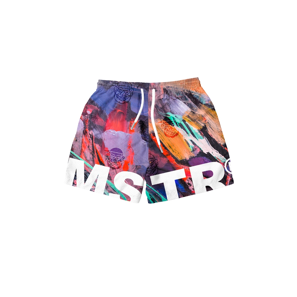 MSTR CO. - STAMP COLLECTION "S4" Mesh Short (Violet) | Shopee Philippines