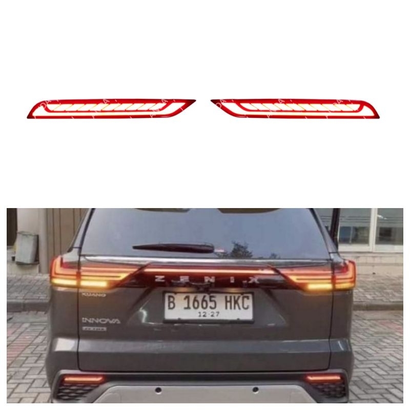 1 Pair Toyota Zenix 2024 Rear Bumper Light with Function | Shopee ...