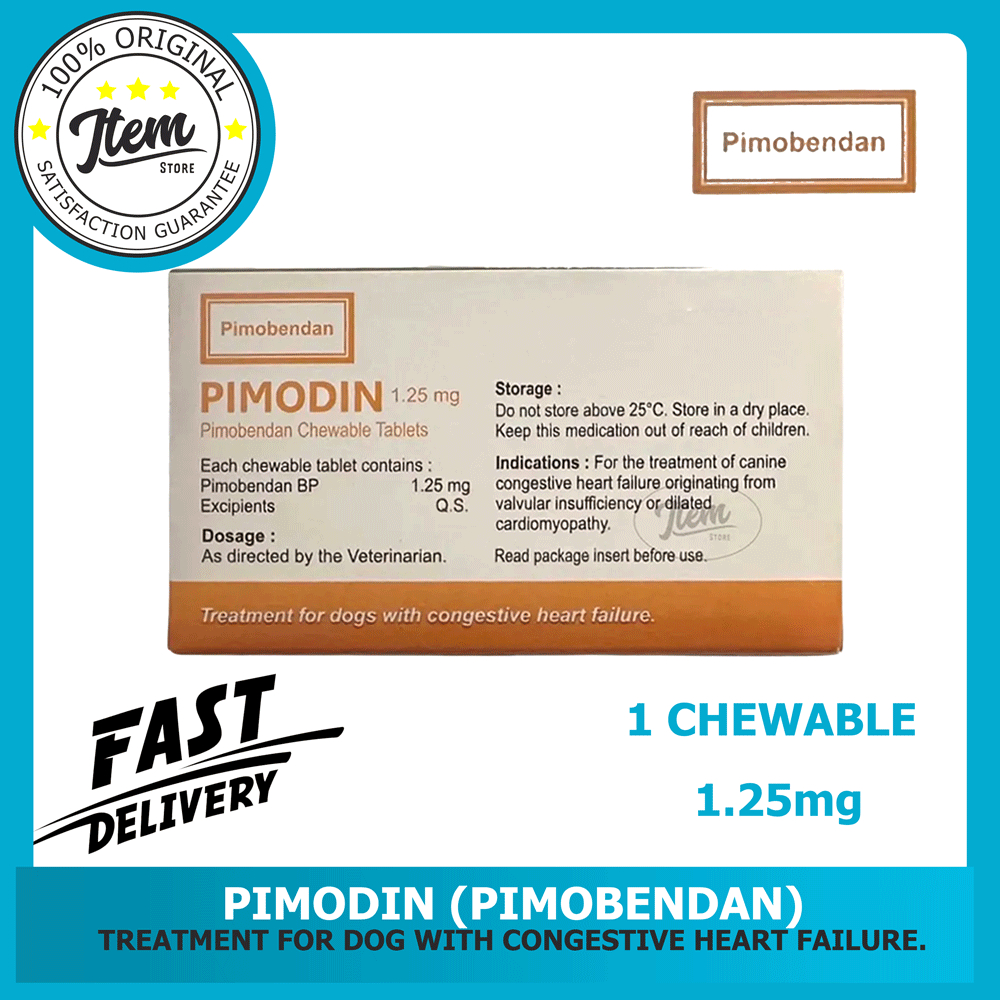 PIMODIN (PIMOBENDAN) 1.25MG 1 TABLET 4 Ratings | Shopee Philippines