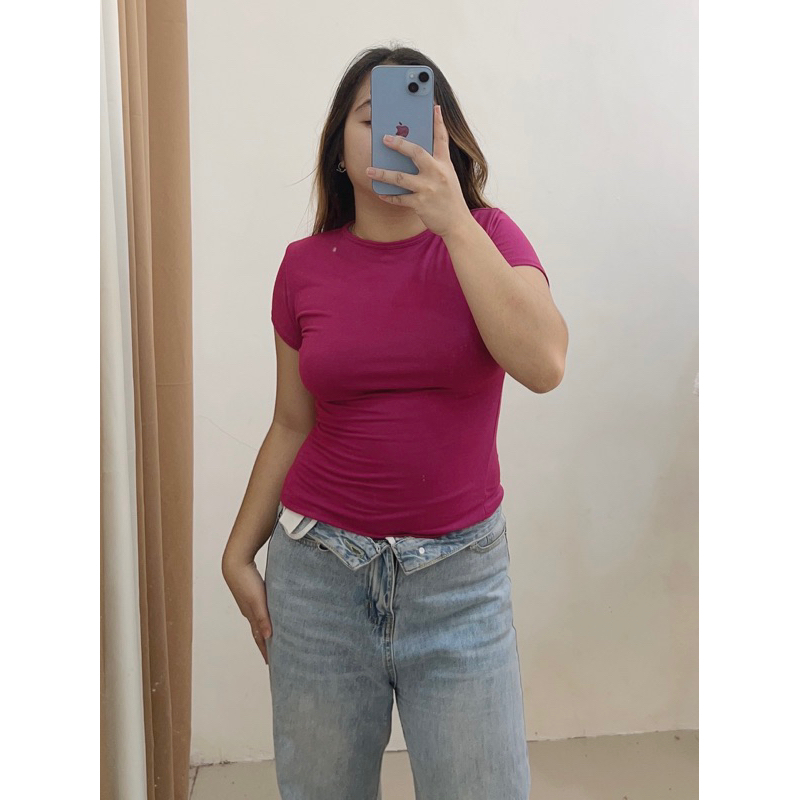 Teppy basic body hugging top • trendsphclothing | Shopee Philippines