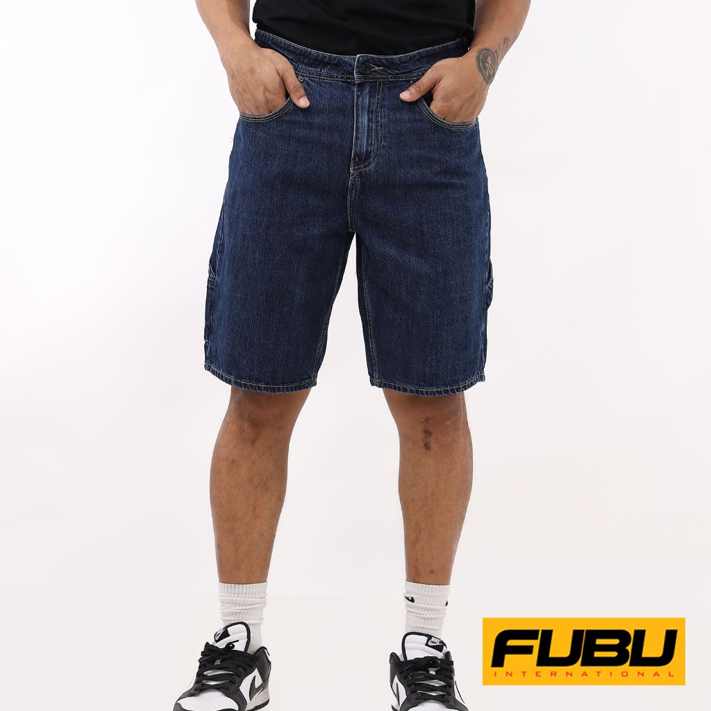 Fubu Denim Shorts Non-stretch FBB30-0016 | Shopee Philippines