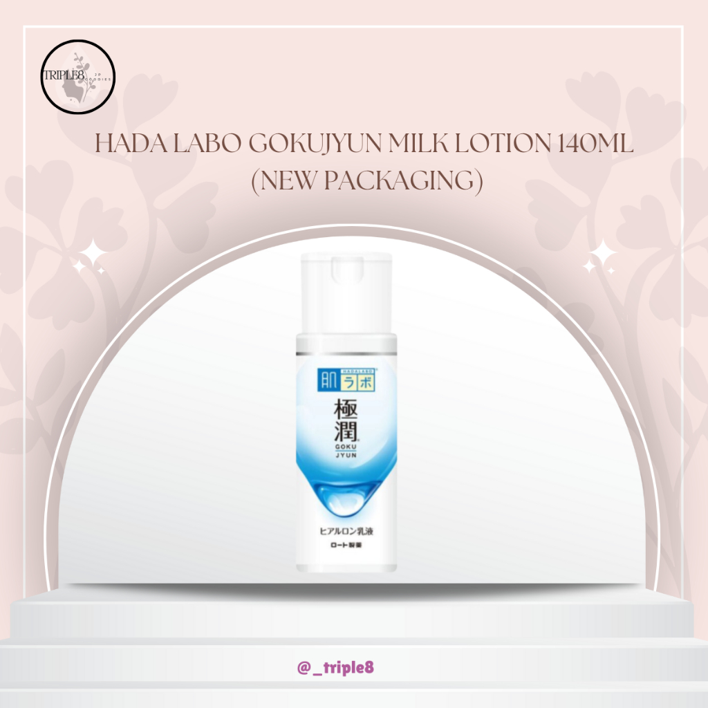 Hada Labo Gokujyun Milk Lotion 140ml (New Packaging) | Shopee Philippines
