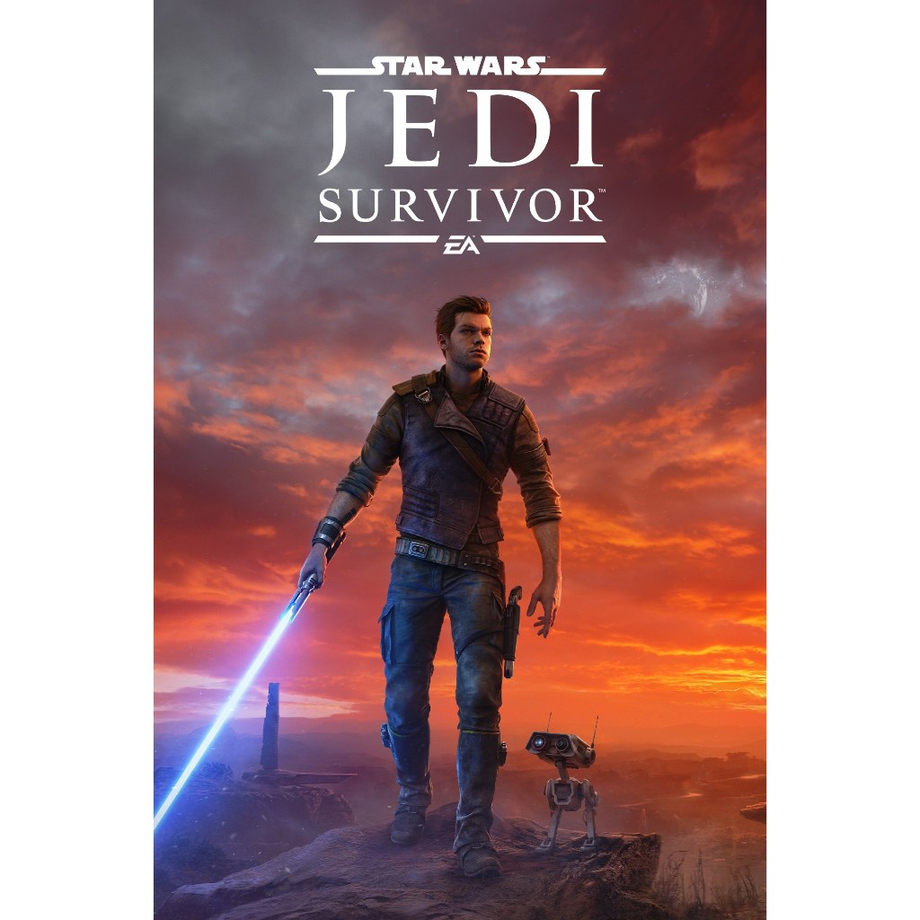 Star Wars Jedi Survivor Game Poster PS4 PS5 Posters Wall Decoration ...