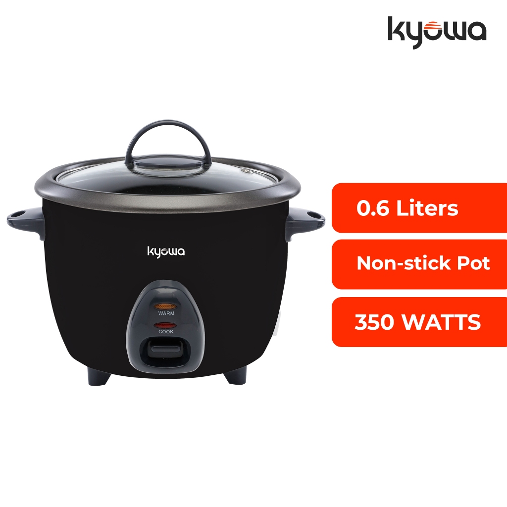 Kyowa Rice Cooker 0.6L (Matte Black) KW-2035 | Shopee Philippines