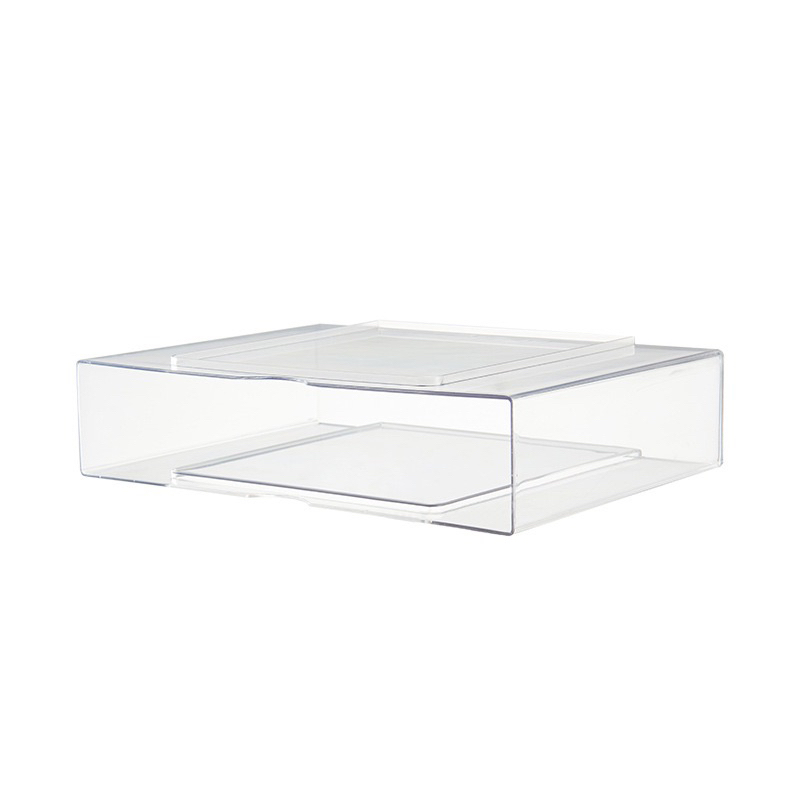 Acrylic U-shaped Stackable Desk Organizer File Bond Paper Rack ...
