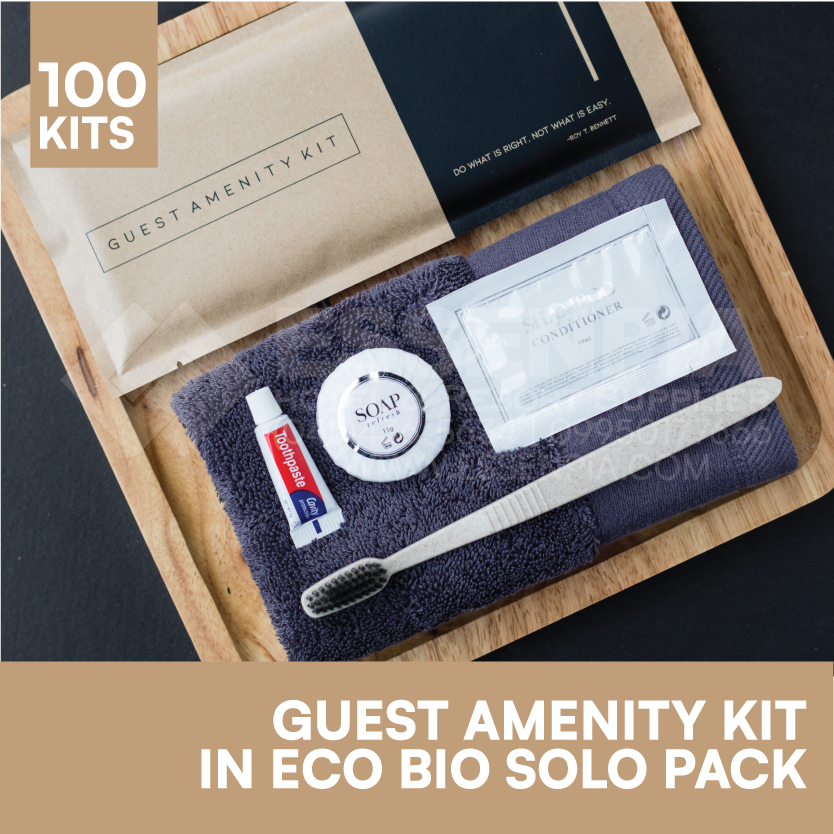 100 Packs ECO BIO Guest Amenity Kit AIRBNB Guest House Motel Hotel ...