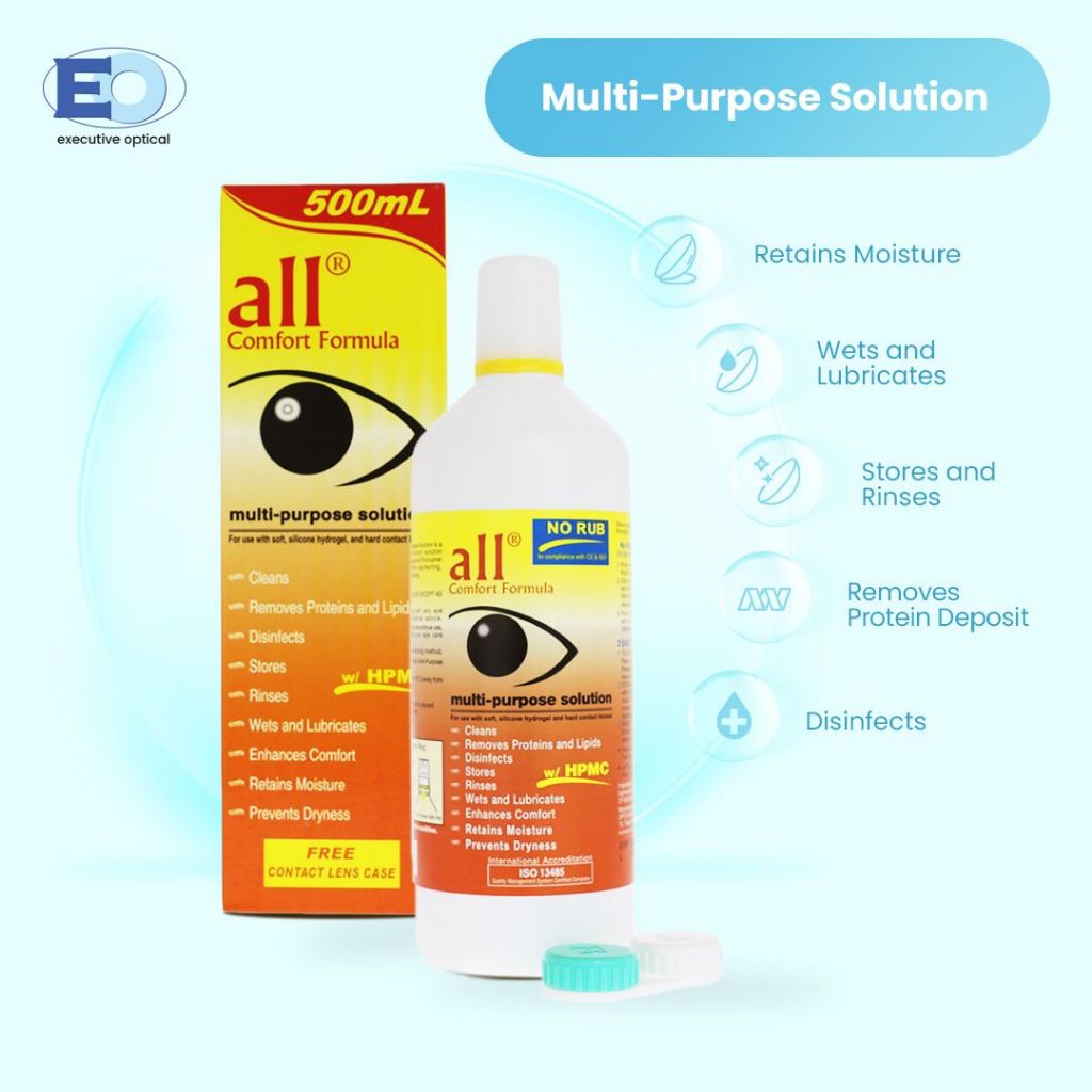 EO All Comfort Formula Multi-Purpose Solution 500mL | Shopee Philippines