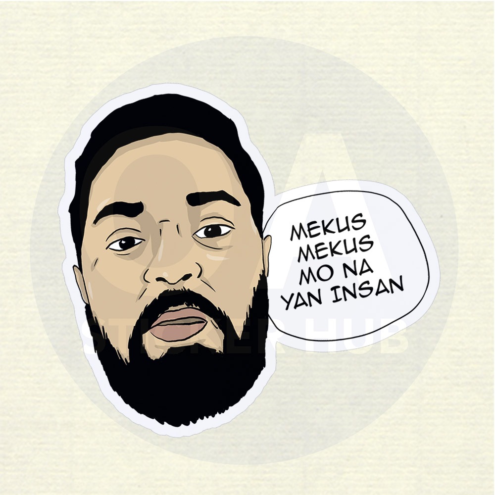 MEKUS MEKUS Mr. Nobodydudy Meme sticker | Shopee Philippines