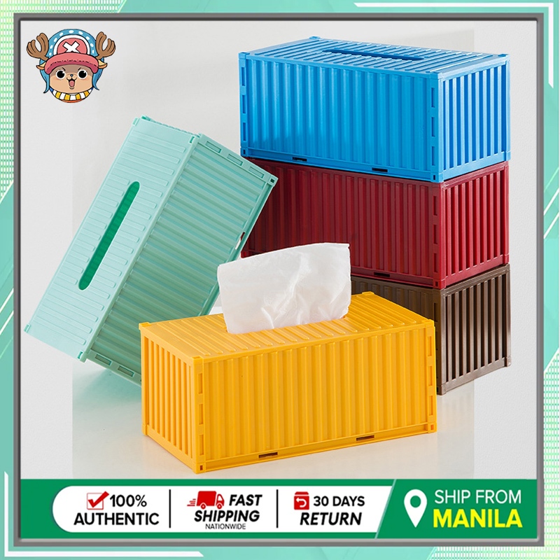 Container Model Paper Extraction Box Pen Holder Container Shipping ...