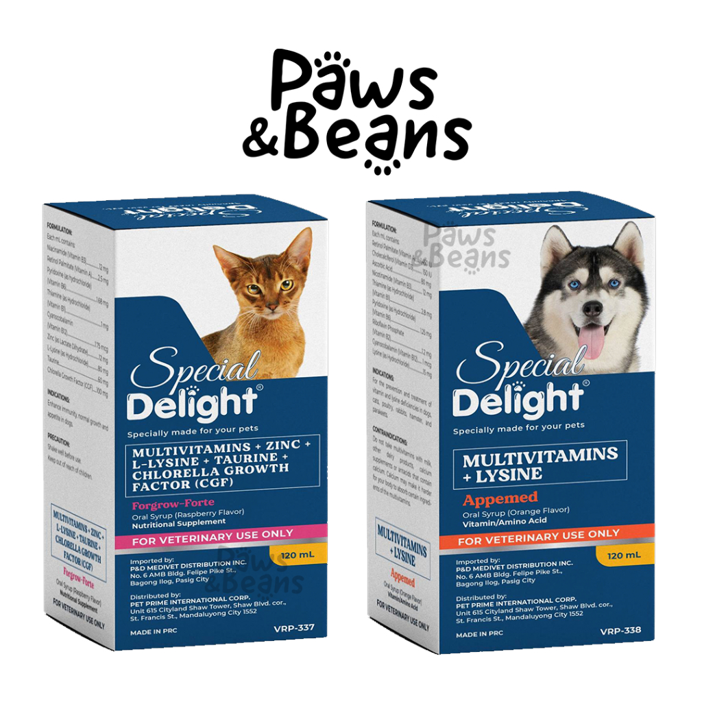 Special Delight APPEMED / FORGROW-FORTE Multivitamins 120mL Pet ...